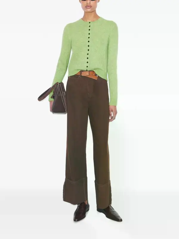 Tory Burch Straight-leg Jeans With Cuffs