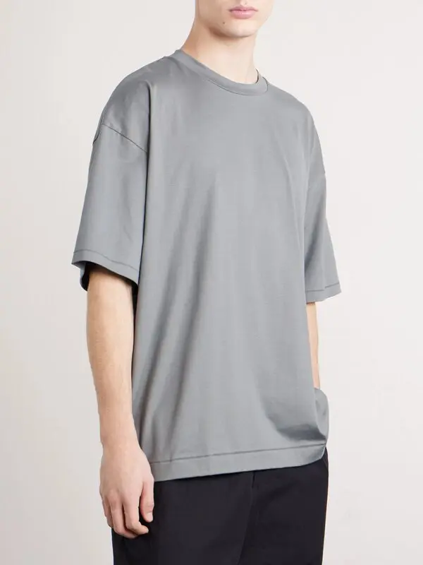 ATON Oversized Cotton-jersey T-shirt