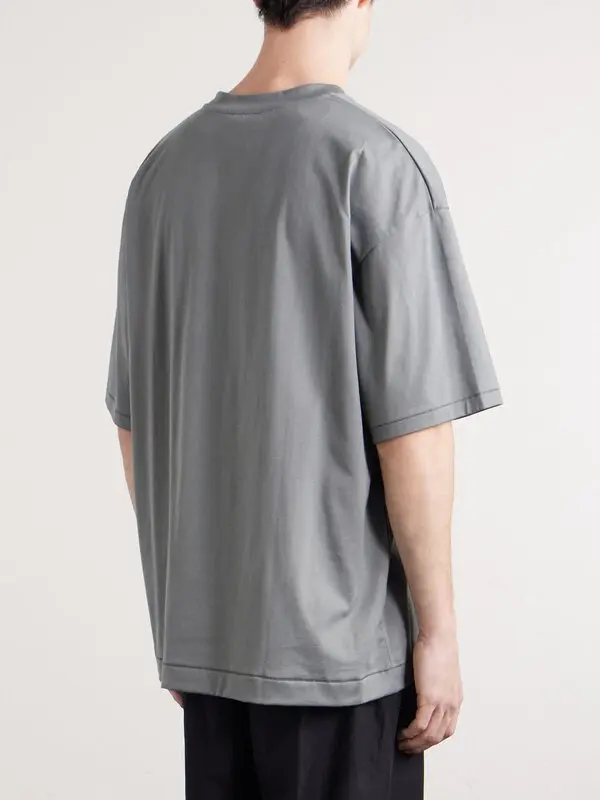 ATON Oversized Cotton-jersey T-shirt