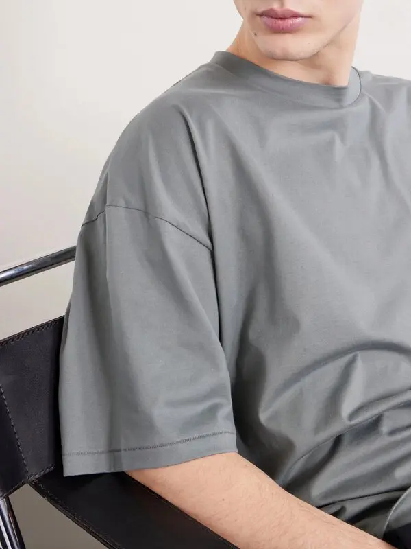 ATON Oversized Cotton-jersey T-shirt
