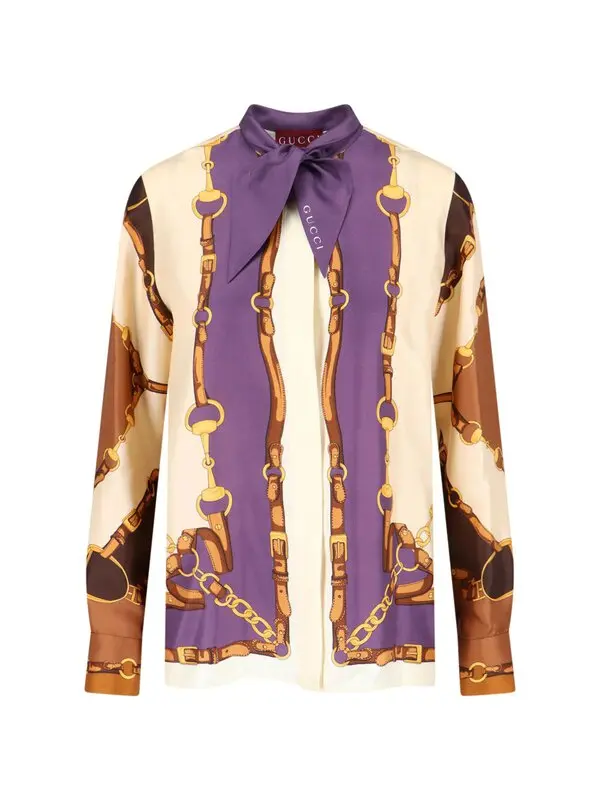 Gucci Silk Twill Shirt - Multi