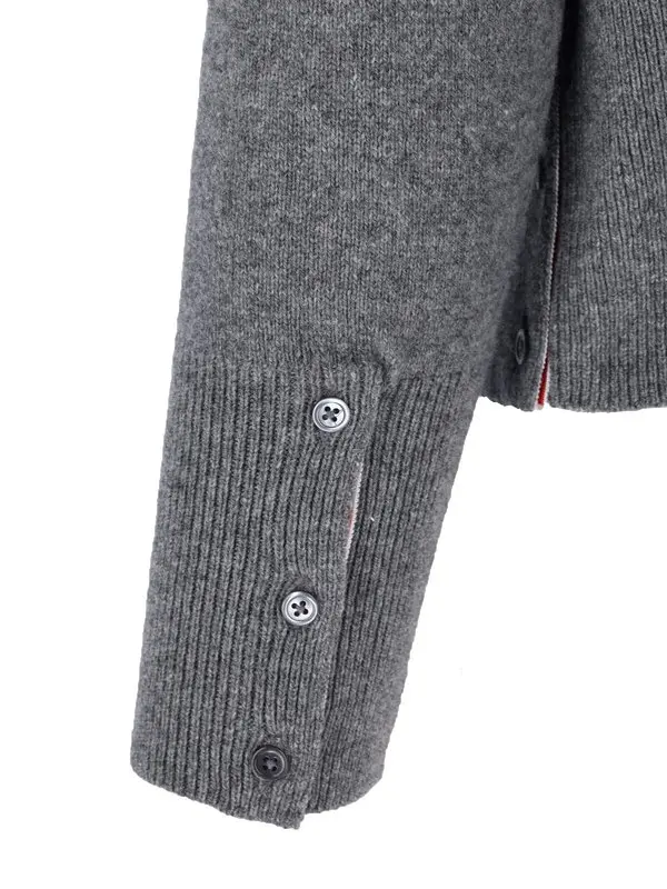 Thom Browne Hector Jacquard Sweater - Gray