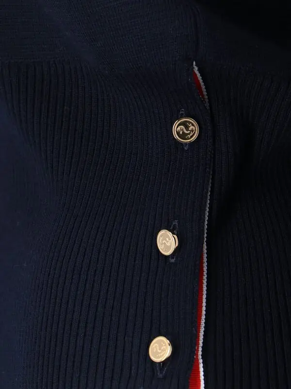 Thom Browne 4 Bar" Cardigan - Blue