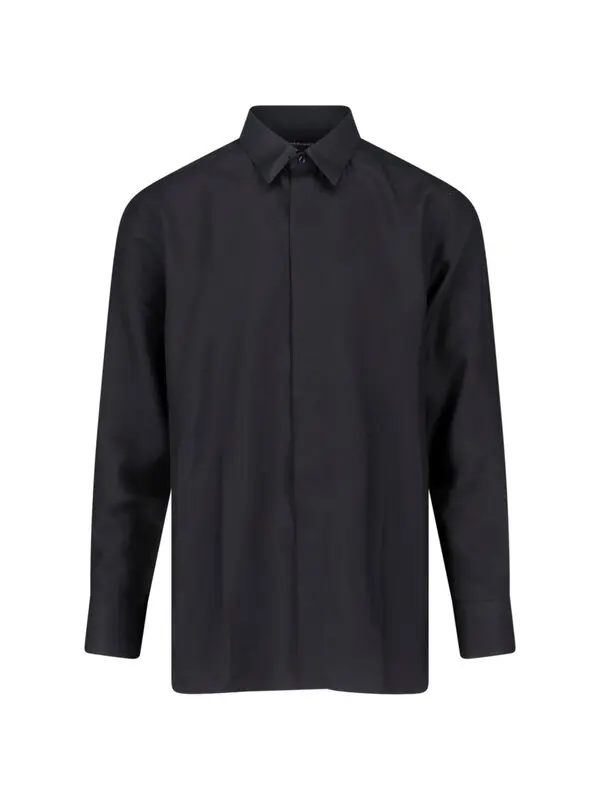TOM FORD Silk Blend Shirt - Black
