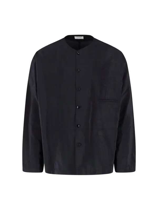 TOM FORD Silk Blend Shirt - Black
