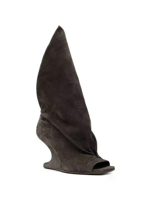 Rick Owens Open Toe Cantilever Sandals