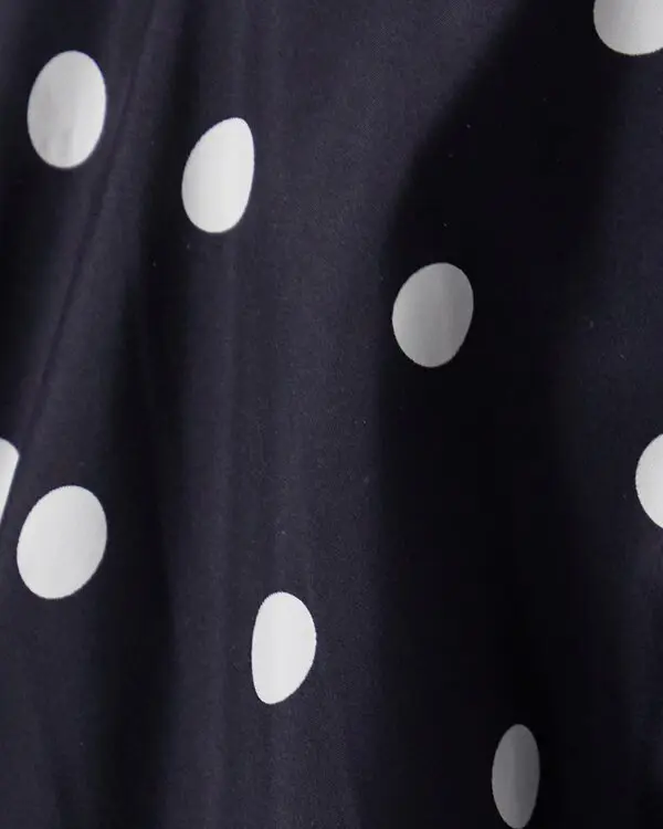 Sportmax Polka Dot Lace-detail Shirt Dress