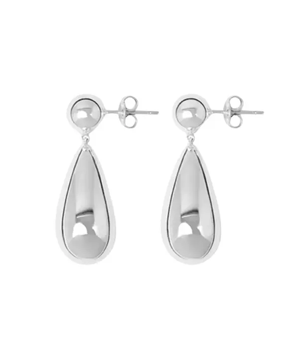 Lié Studio The Lola Drop Earrings - Silver