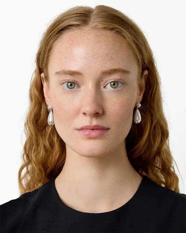 Lié Studio The Lola Drop Earrings - Silver