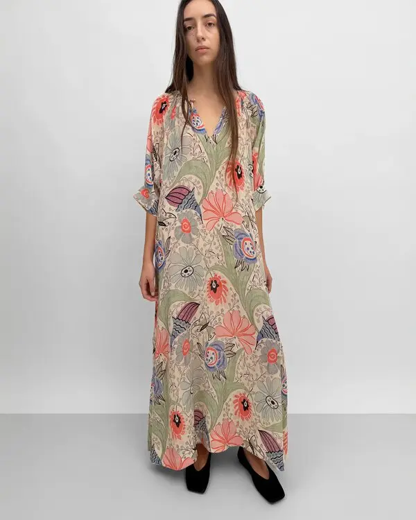 Rodebjer Windy Ducharne Ankle-length Floral Dress