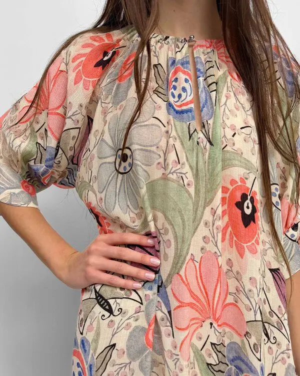 Rodebjer Windy Ducharne Ankle-length Floral Dress