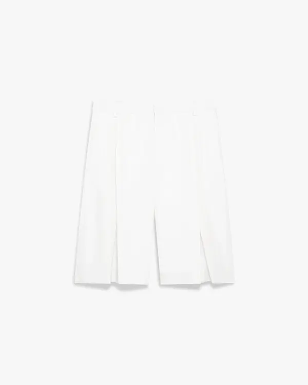 Casablanca Pleated Baggy Shorts - White