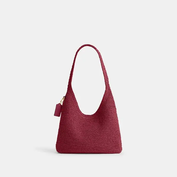 COACH Brooklyn Shoulder Bag 28 - Brass/dark Fuchsia
