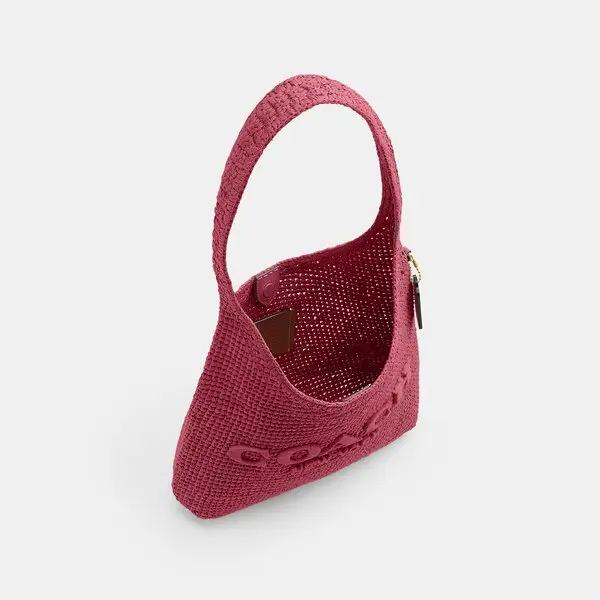 COACH Brooklyn Shoulder Bag 28 - Brass/dark Fuchsia