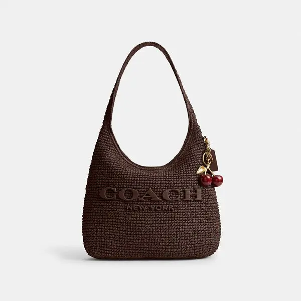 COACH Brooklyn Shoulder Bag 34 - Brass/maple