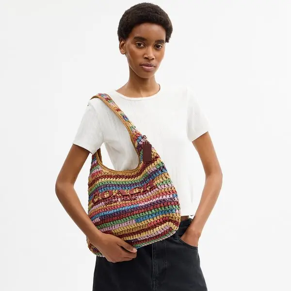 COACH Brooklyn Shoulder Bag - Brass/multi