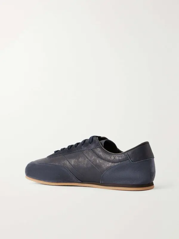 COMMON PROJECTS Minimal Leather And Suede Sneakers