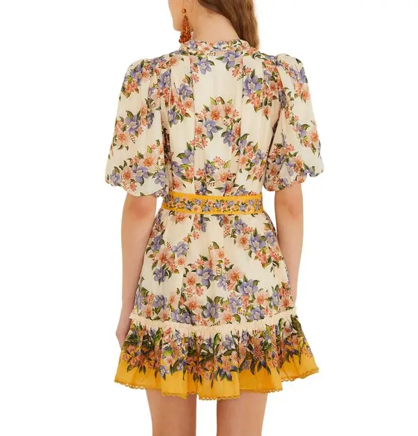 Farm Rio Hilo Stripes Mini Dress - Hilo Strip