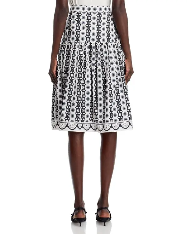 AREA STARS Riya Printed Cotton Skirt