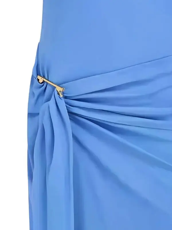 FERRAGAMO Draped Knot Mini Dress