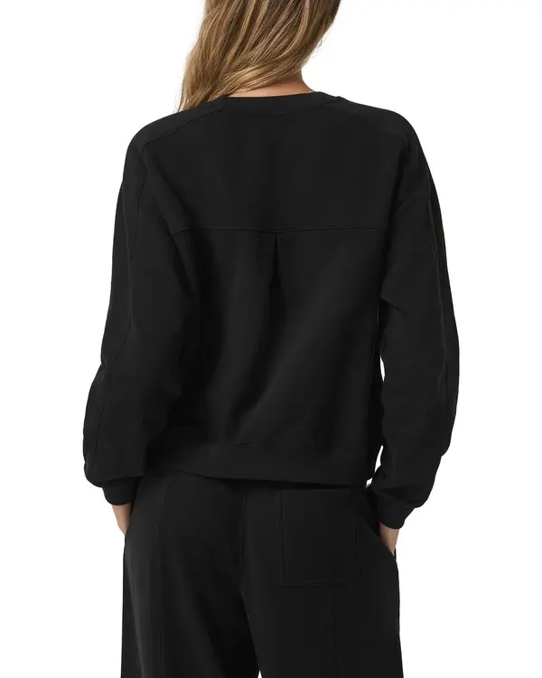 Vuori Sedona Seams Crewneck Sweatshirt - Black