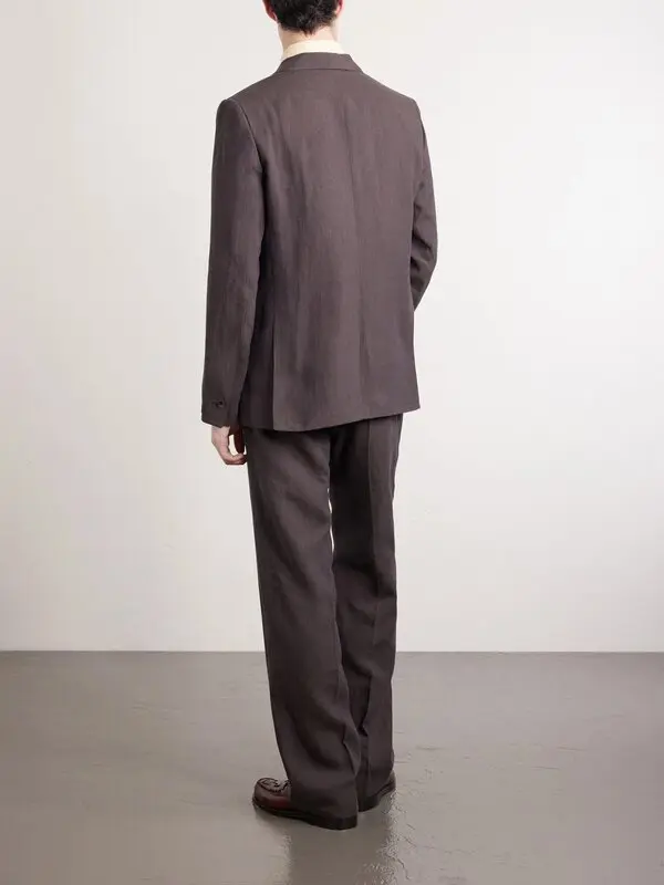 A KIND OF GUISE Shinji Shawl-collar Linen Suit Jacket