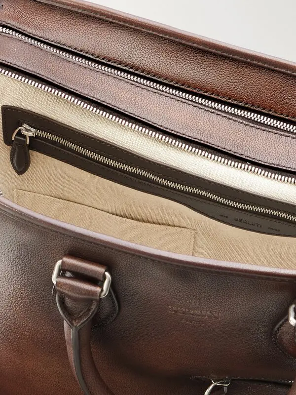 Berluti 2 Jours Neo Venezia Leather Briefcase