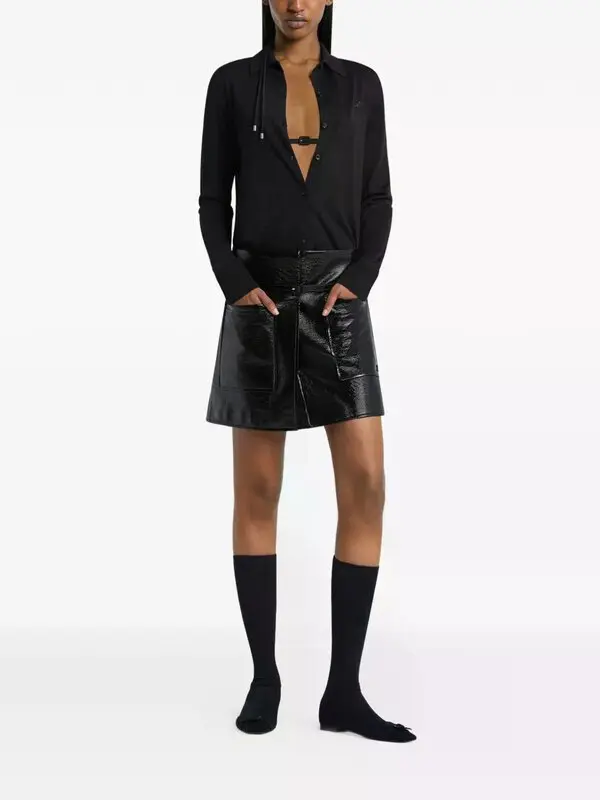 COURREGES Polo-collar Cardigan