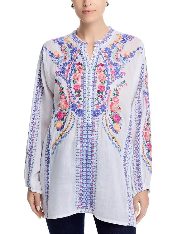 Johnny Was Henley Tunic