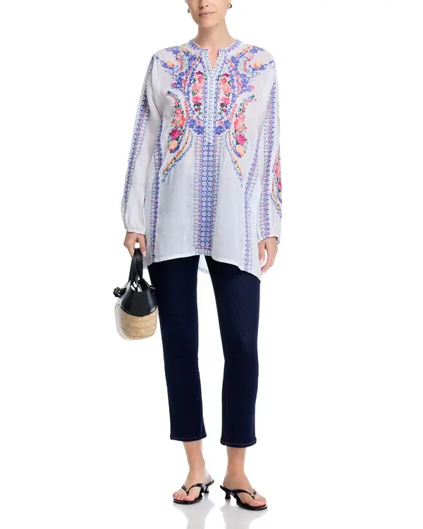 Johnny Was Henley Tunic