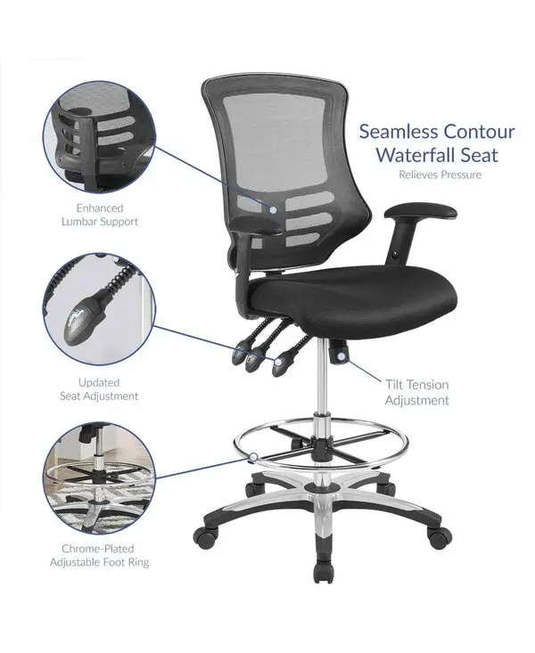 MODWAY Calibrate Mesh Drafting Chair