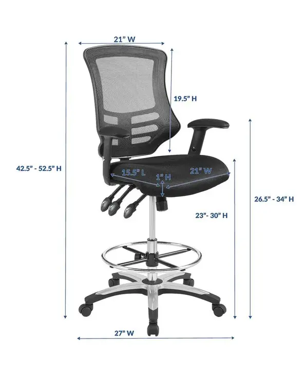 MODWAY Calibrate Mesh Drafting Chair