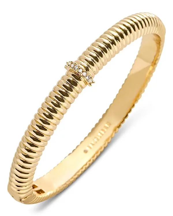 Baublebar Dina Textured Bangle Bracelet - Gold
