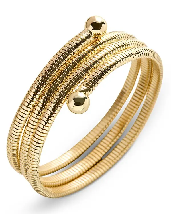 Baublebar Keira Ribbed Wrap Bracelet - Gold