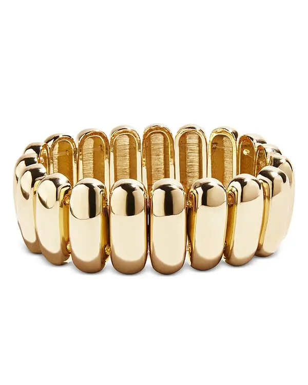 Baublebar Keira Ribbed Stretch Bracelet - Gold