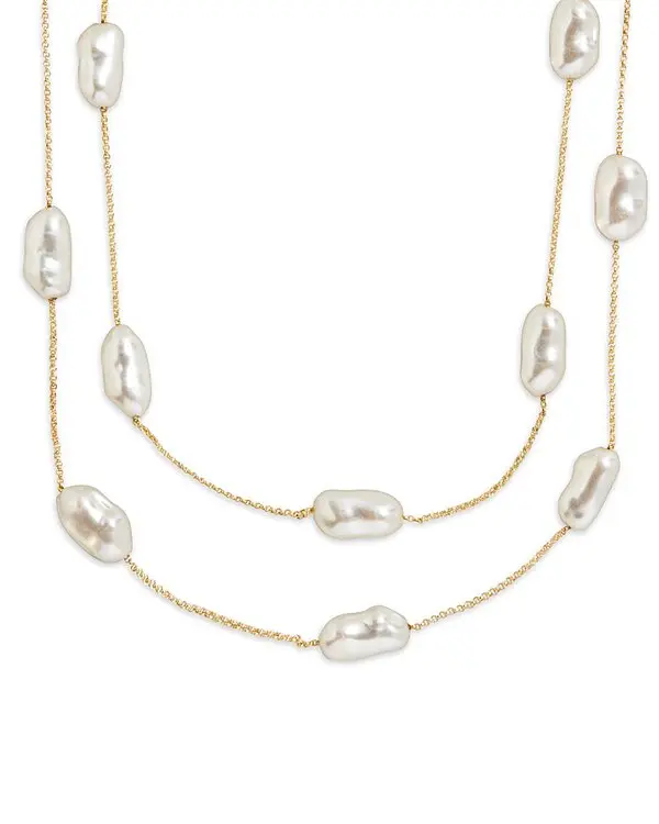 Baublebar Teagan Glass Necklace - Pearl