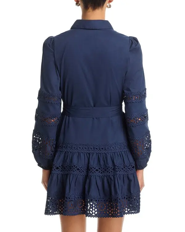 LAYERED WITH LOVE Aubrey Shirt Dress - Navy