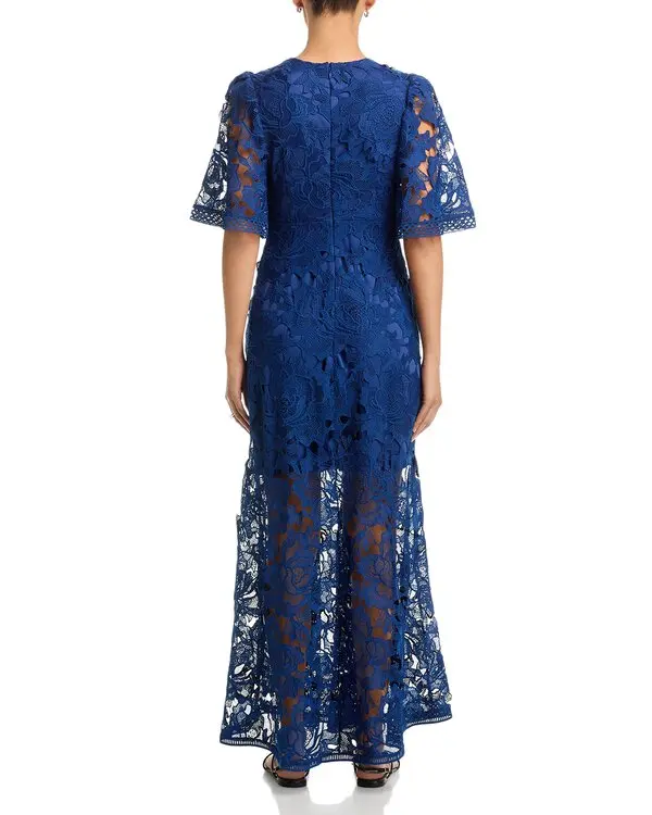 LAYERED WITH LOVE Nathalie Lace Short Sleeve Dress