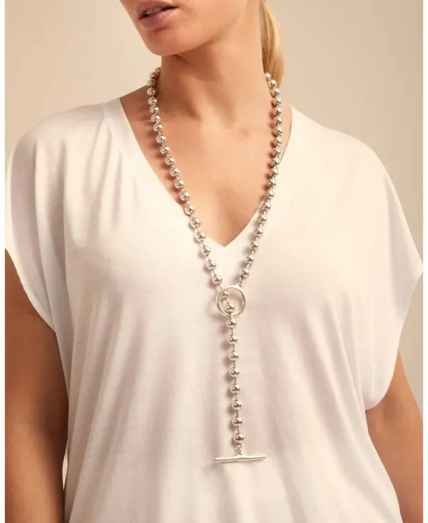 UNODE50 Sterling -plated Link Necklace