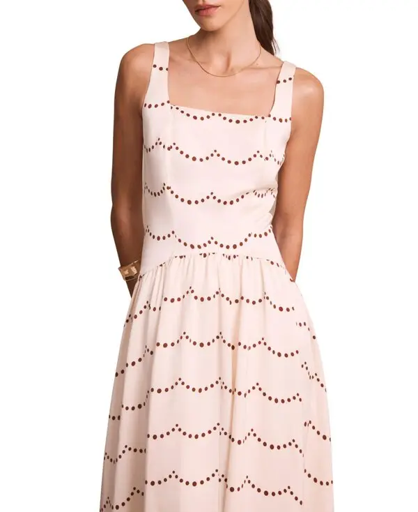 Mint Velvet Spot Print Midi Dress