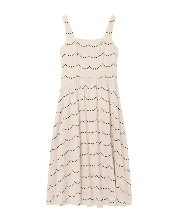 Mint Velvet Spot Print Midi Dress