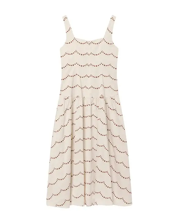 Mint Velvet Spot Print Midi Dress