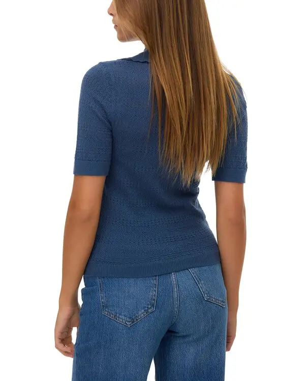 Vero Moda Polo Sweater - Dark Denim
