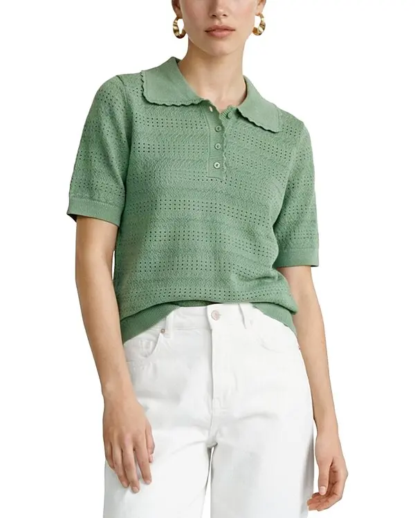 Vero Moda Polo Sweater - Mistletoe