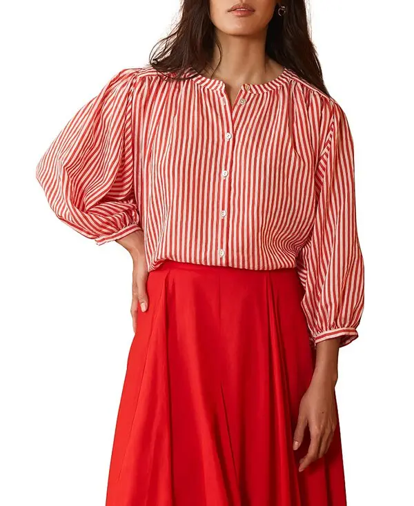 Mint Velvet Striped Batwing Blouse