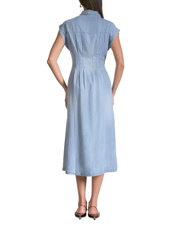 Elan Cap Sleeve Midi Dress