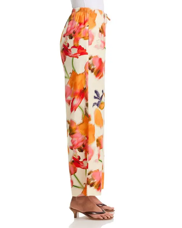SINGLE THREAD Printed Drawstring Pants