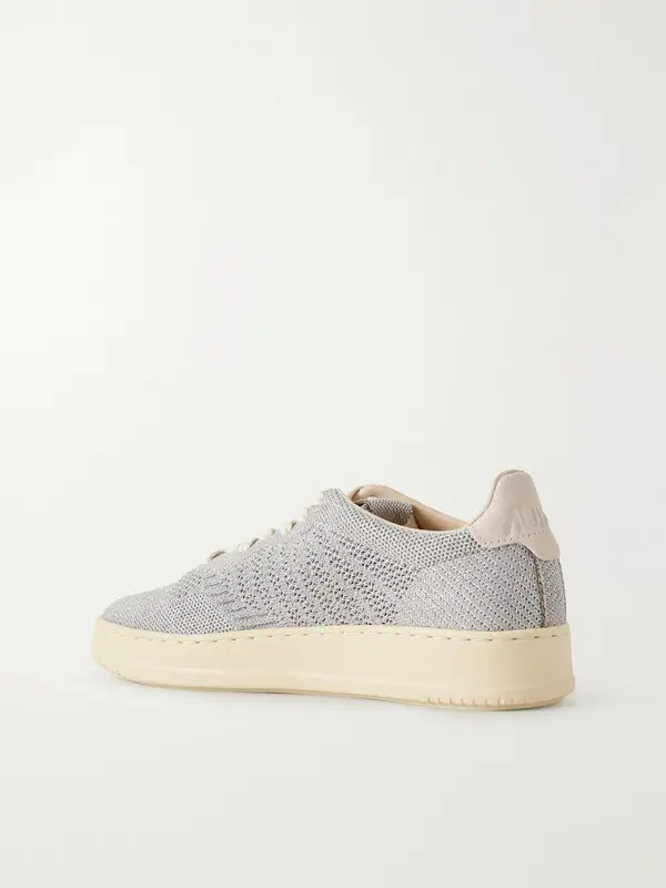AUTRY Easyknit Metallic Knitted Sneakers - Gray