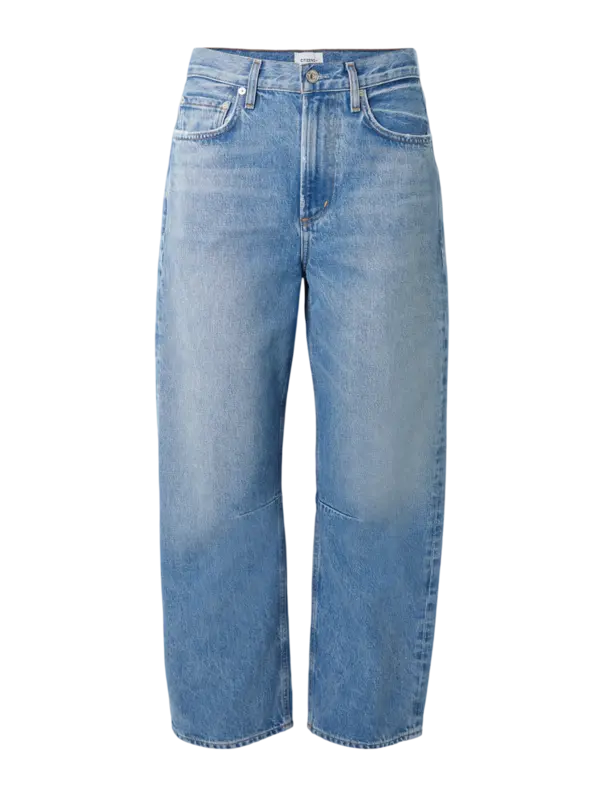 Citizens Of Humanity Miro Mid-rise Barrel-leg Jeans - Blue