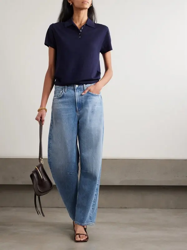 Citizens Of Humanity Miro Mid-rise Barrel-leg Jeans - Blue